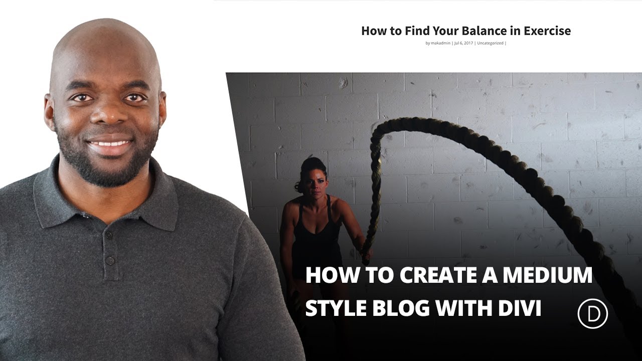 How to Create a Medium Style Blog with Divi - YouTube
