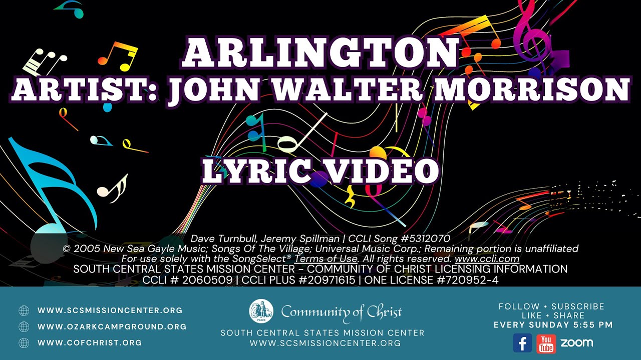 Lyric Video - Arlington by John Walter Morrison - YouTube