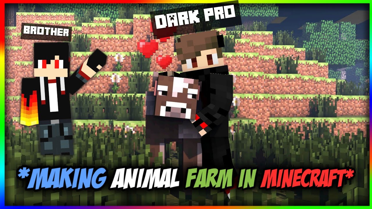 Making Animal farm in Minecraft Pe || In Hindi || Duo Survival Series ...