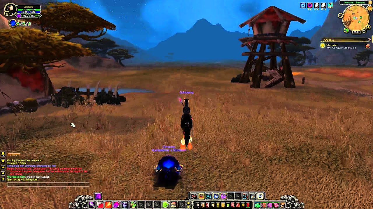 WoW quest #1273 Echeyakee - YouTube