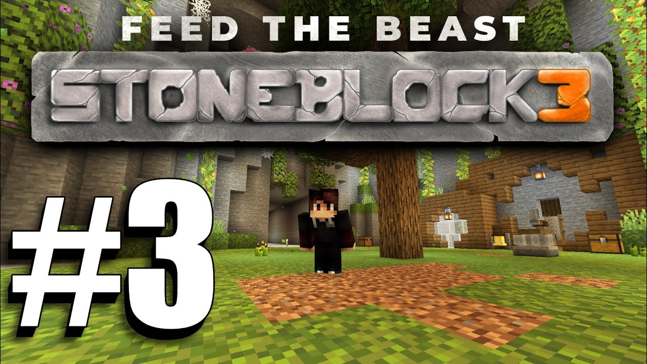 Smeltery and Crushing Wheels | FTB StoneBlock 3 - Ep 3 | Modded Minecraft 1.18.2 - YouTube