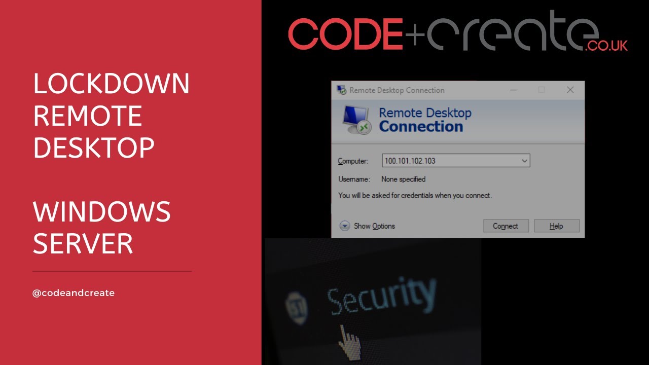 HOW TO Lockdown RDP in Windows Server - YouTube