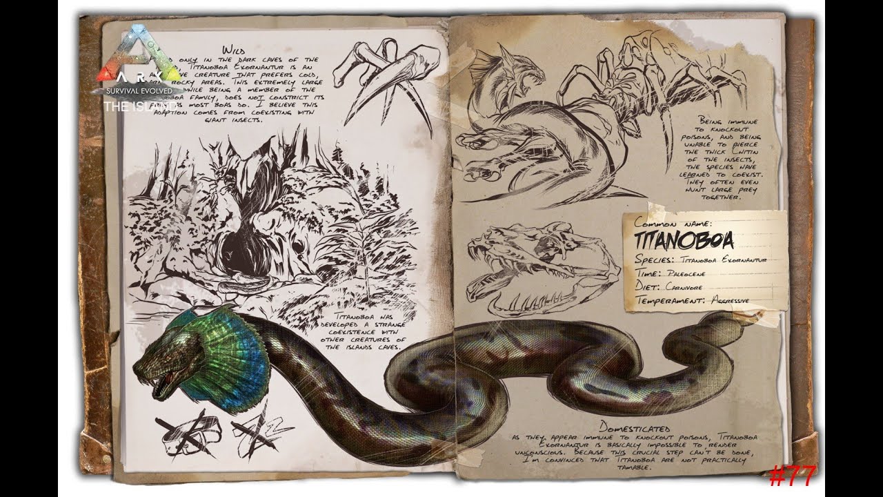 Ark Survival - Gameplay Español - Domar una Titanoboa - #77 - YouTube