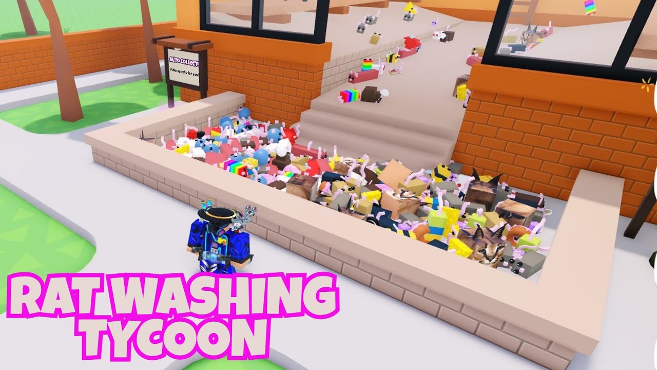 Rat Washing Tycoon 🐀 in Roblox - YouTube