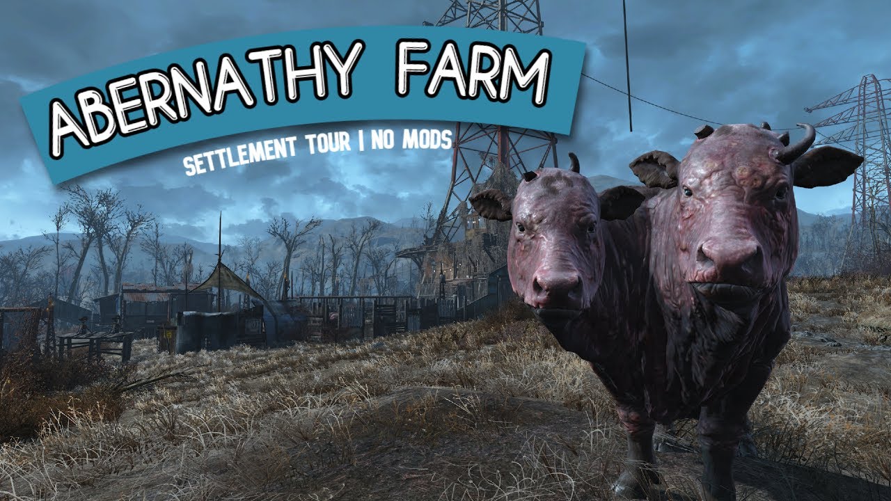 Fallout 4 | Abernathy Farm Tour | No Mods - YouTube