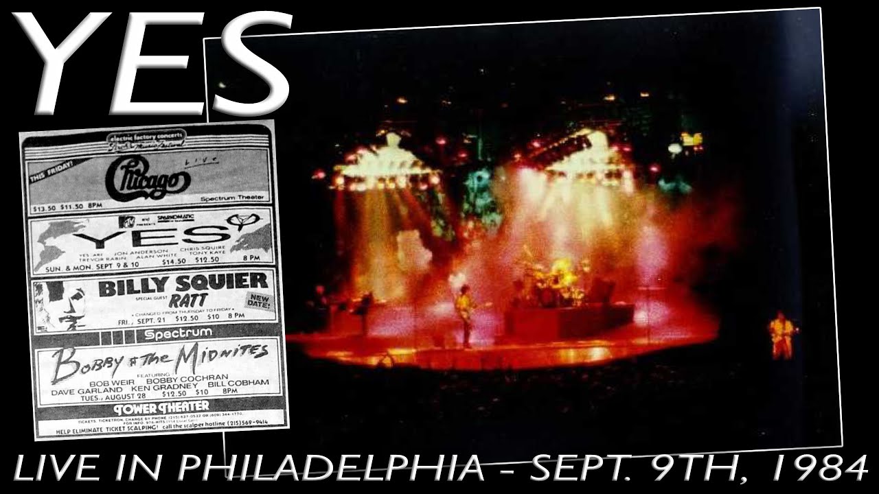 Yes - Live In Philadelphia - September 9th, 1984 - YouTube