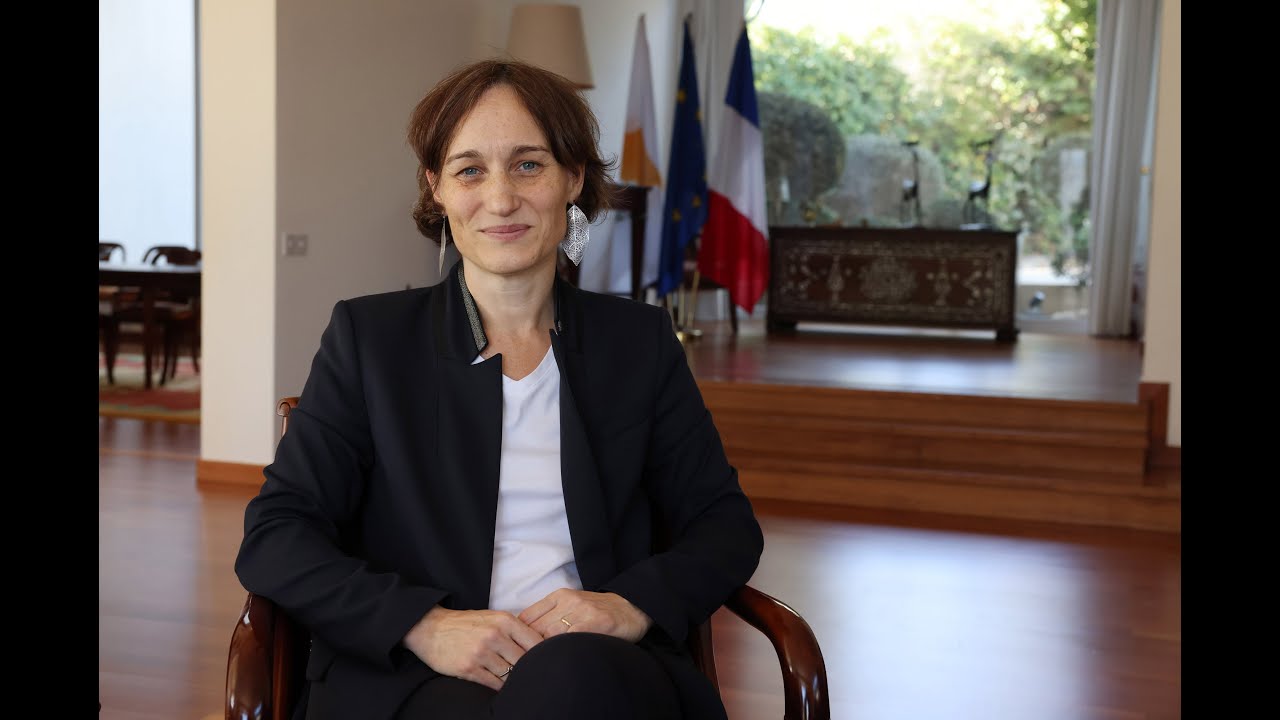 Πρέσβειρα της Γαλλίας στην Κύπρο - Συνέντευξή στο ΚΥΠΕ - YouTube