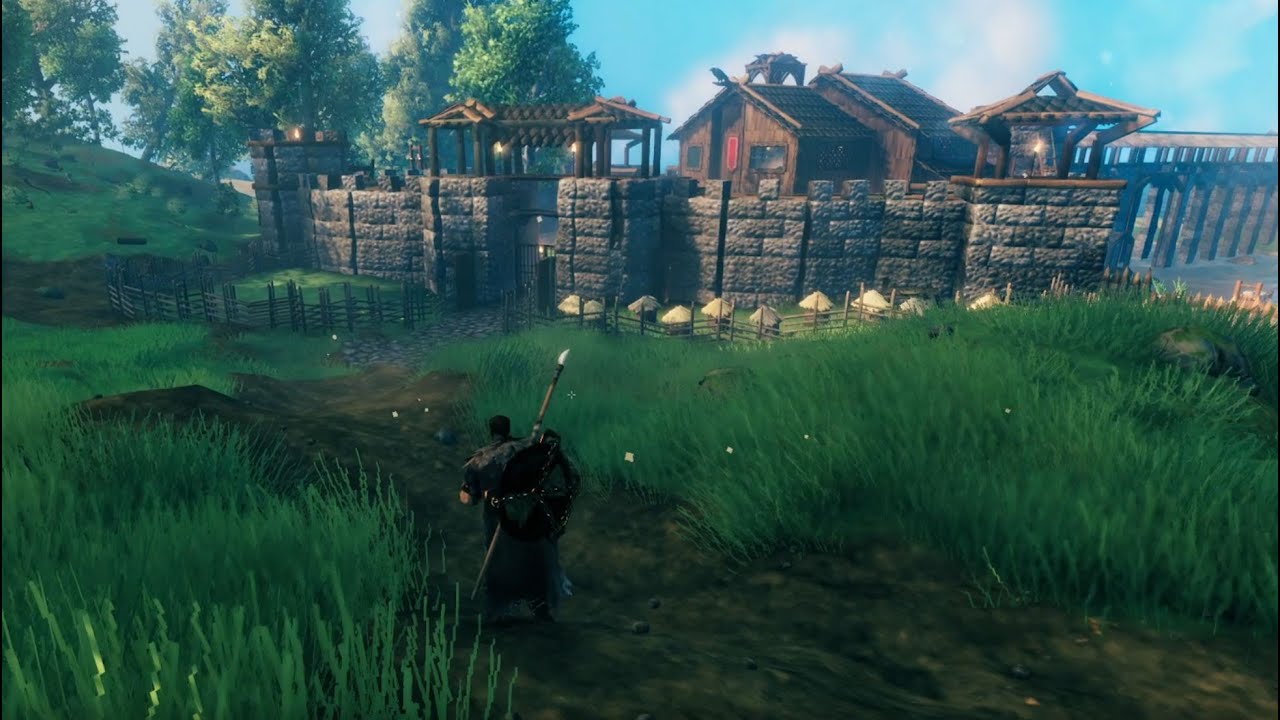 Valheim Medium Sized Stronghold / Castle Base Tour. - YouTube