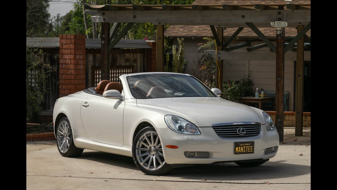 2004 Lexus SC430 Cold Start, Convertible Top Operation and Driving ...