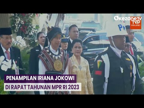Penampilan Memukau Iriana Jokowi Pakai Kebaya Kuning Nan Elegan di Rapat Tahunan MPR RI 2023