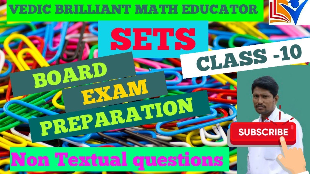CLASS 10 / SETS / DISJOINT SETS/ BUILDER FORM / A UNION B & A ...