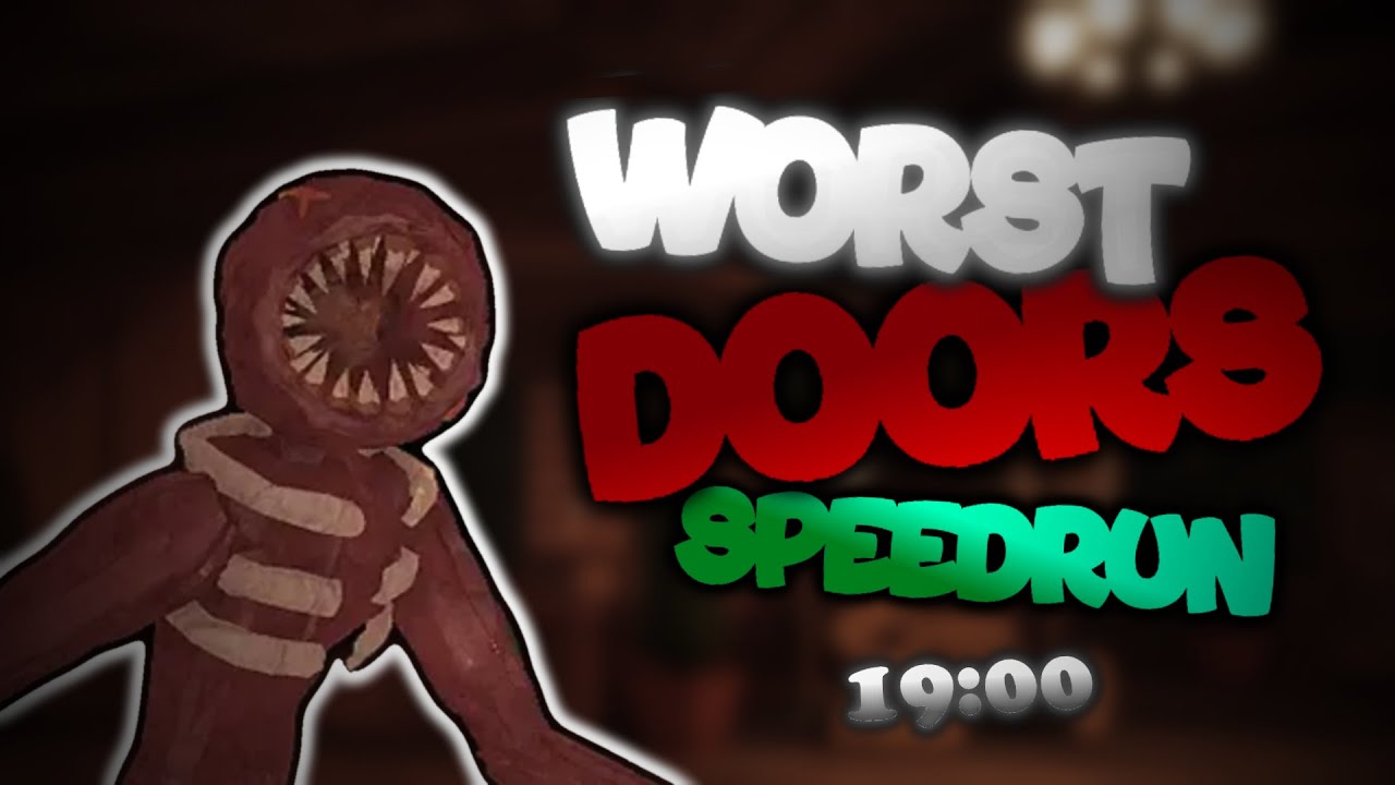 WORST DOORS SPEEDRUN (19:00) | Roblox Doors - YouTube