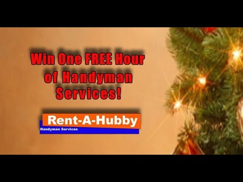 Rent-a-Hubby Handyman Services Christmas Tree Photo Contest - YouTube