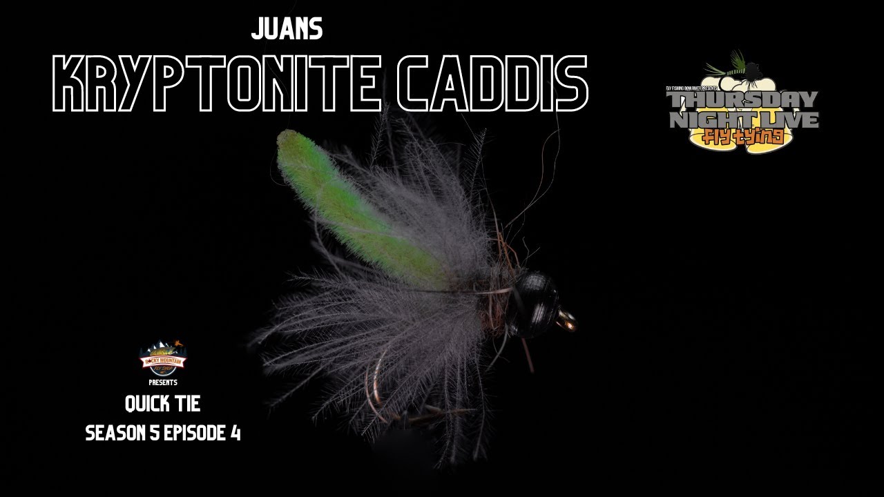 Fly Tying : Juan's Kryptonite Caddis - Quick Ties - YouTube