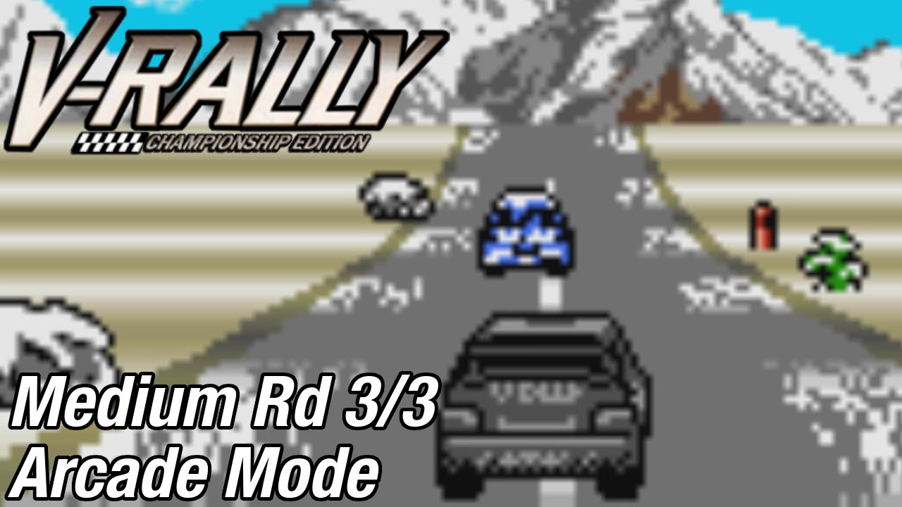 V-Rally: Championship Edition (GBC) - French Alps [Arcade: Medium Rd 3/ ...