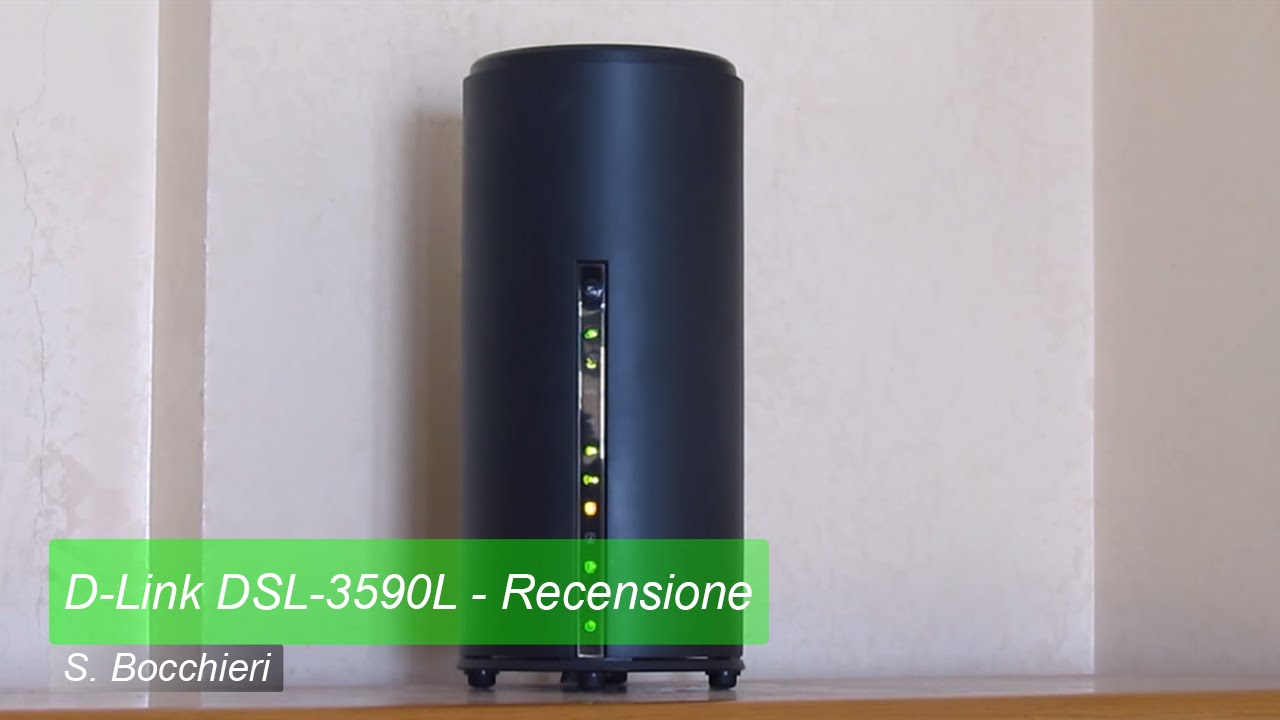 Recensione D-Link DSL-3590L by Spazio iTech - YouTube