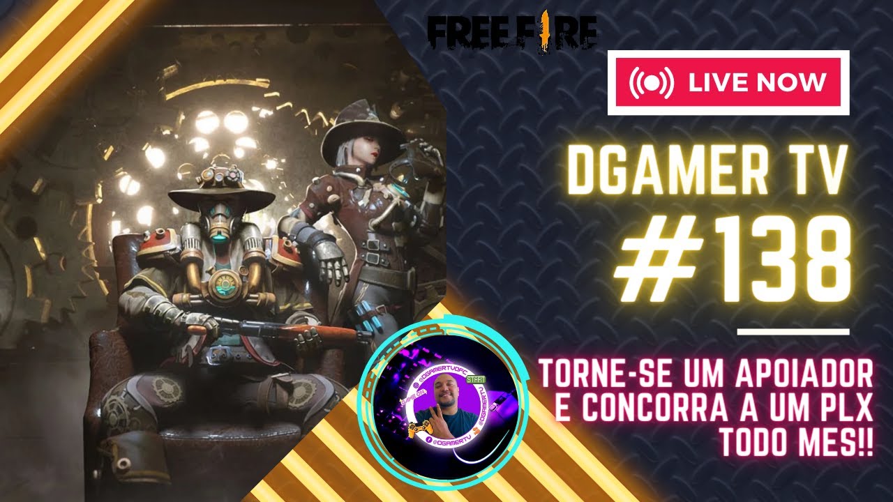 Dgamer TV - Garena Free Fire - Torne-se um apoiador e concorra a um PlX ...