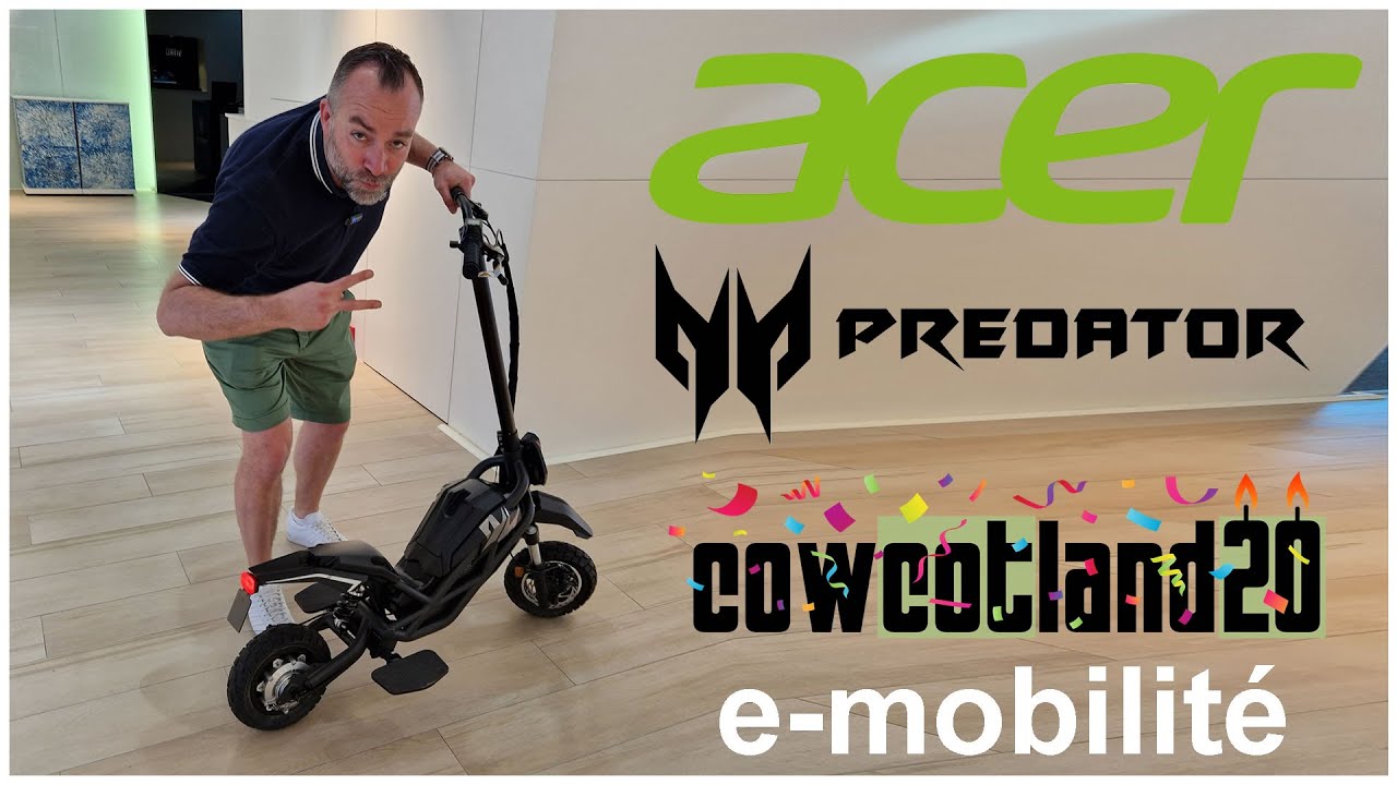 Acer et la e-mobilité : Ebii, Predator eNomad-R et eScooter Extreme - YouTube