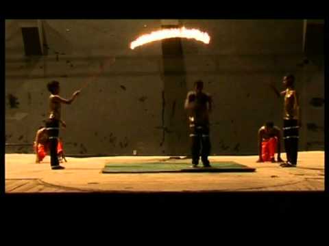 Fire Skipping Rope Acts by African Roots Circus - YouTube