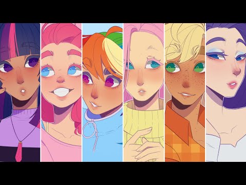 MLP human versions - speedpaint