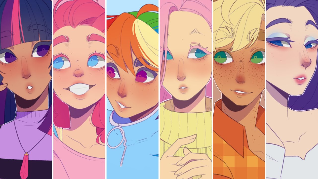 Mlp Mane 6 Human Anime