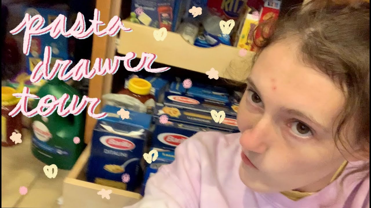 Pasta Drawer Tour 🤪 College Vlog | Kelli Maple - YouTube