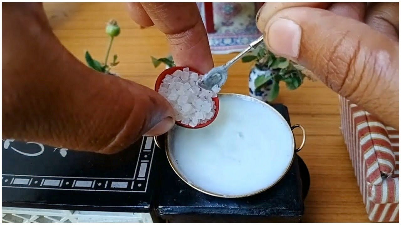 Mini Milk Cake | Mini Kitchen - YouTube