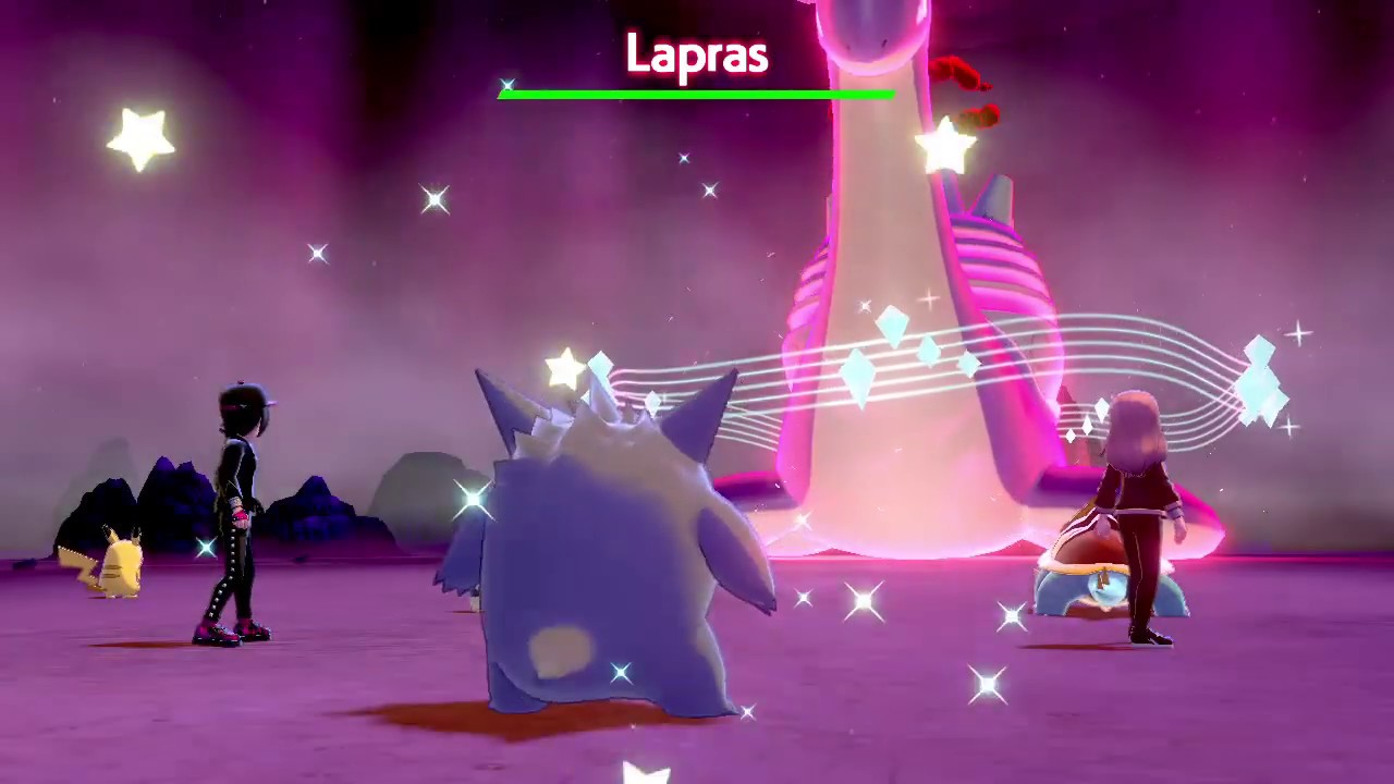 Pokemon Shield ! Shiny GMAX Lapras! From a random raid! - YouTube
