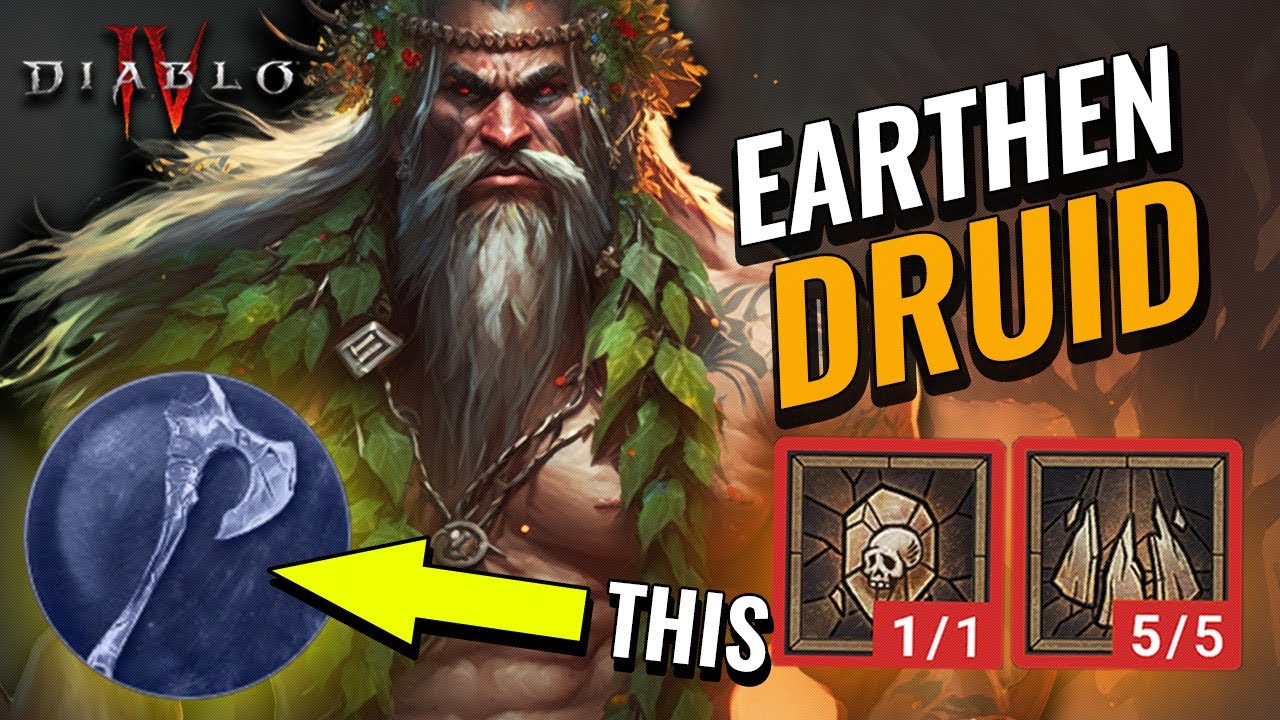 ULTIMATE EARTH DRUID GUIDE! Best Diablo 4 Druid Build for Launch ...