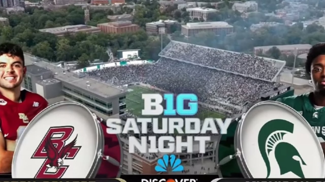Boston College vs Michigan State CFB On NBC Intro/Theme | CFB 2025 ...