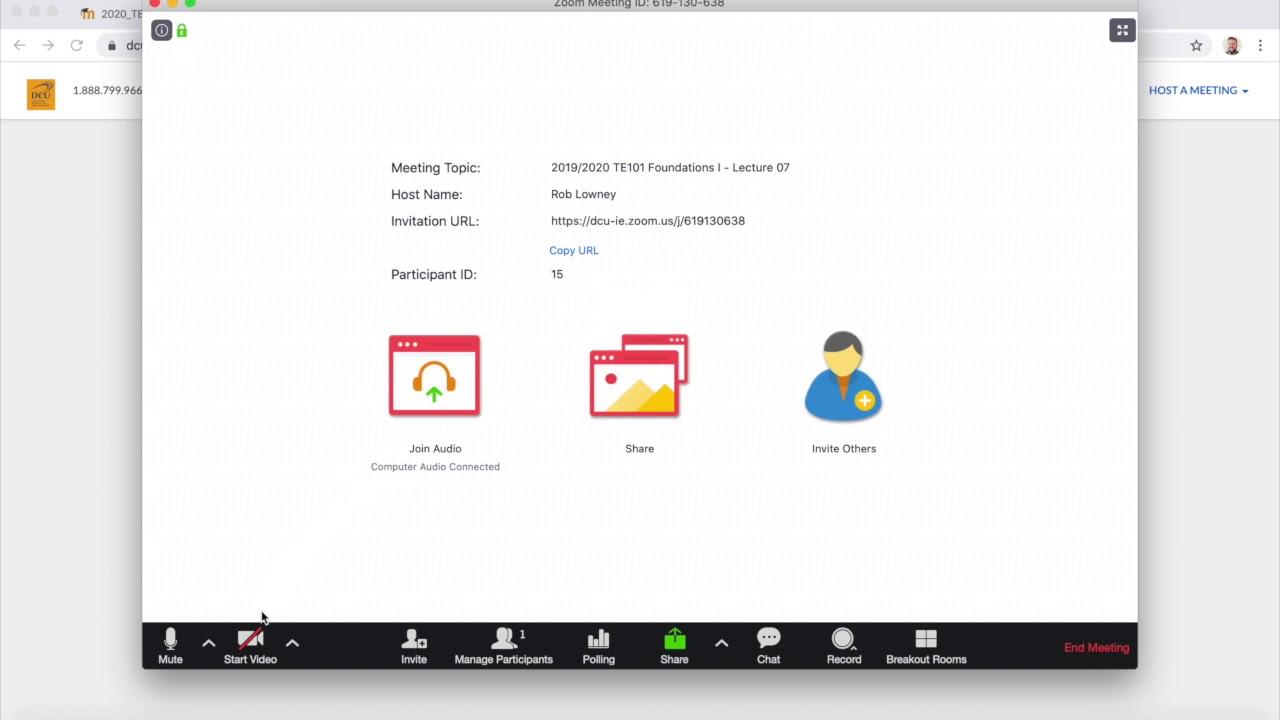 Starting a live online session from a Zoom classroom on Loop - YouTube