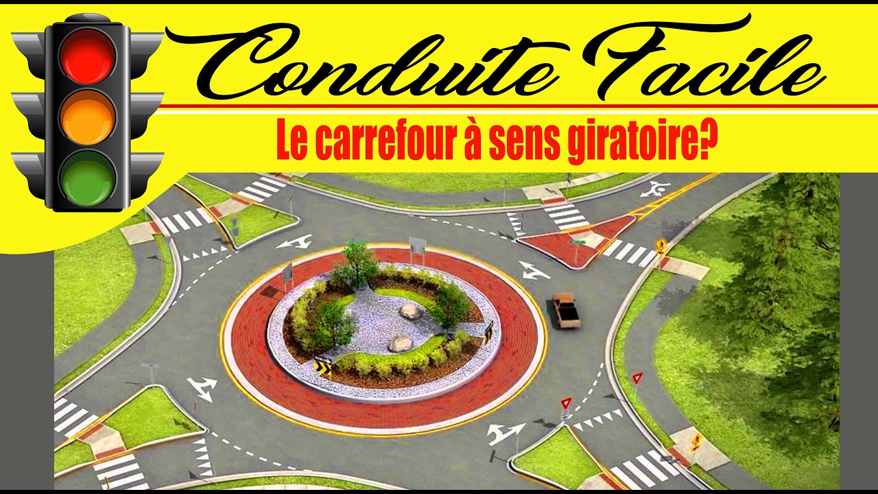 CARREFOUR A SENS GIRATOIRE - YouTube
