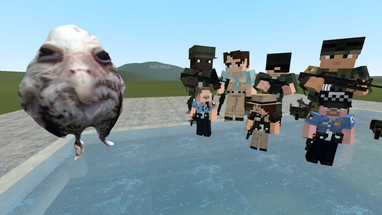 CURSED Chicken Nugget VS All MINECRAFT Police officers ! - YouTube