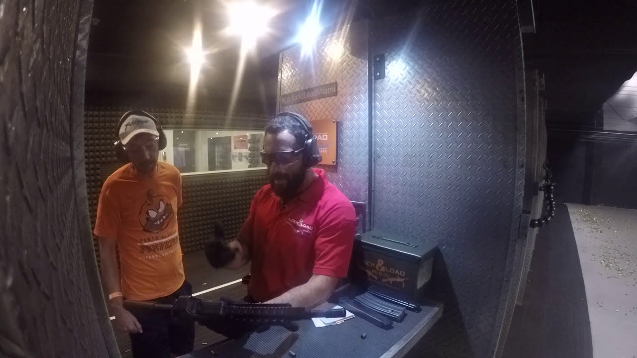 Lock and Load Miami - Machine Gun Experience - YouTube