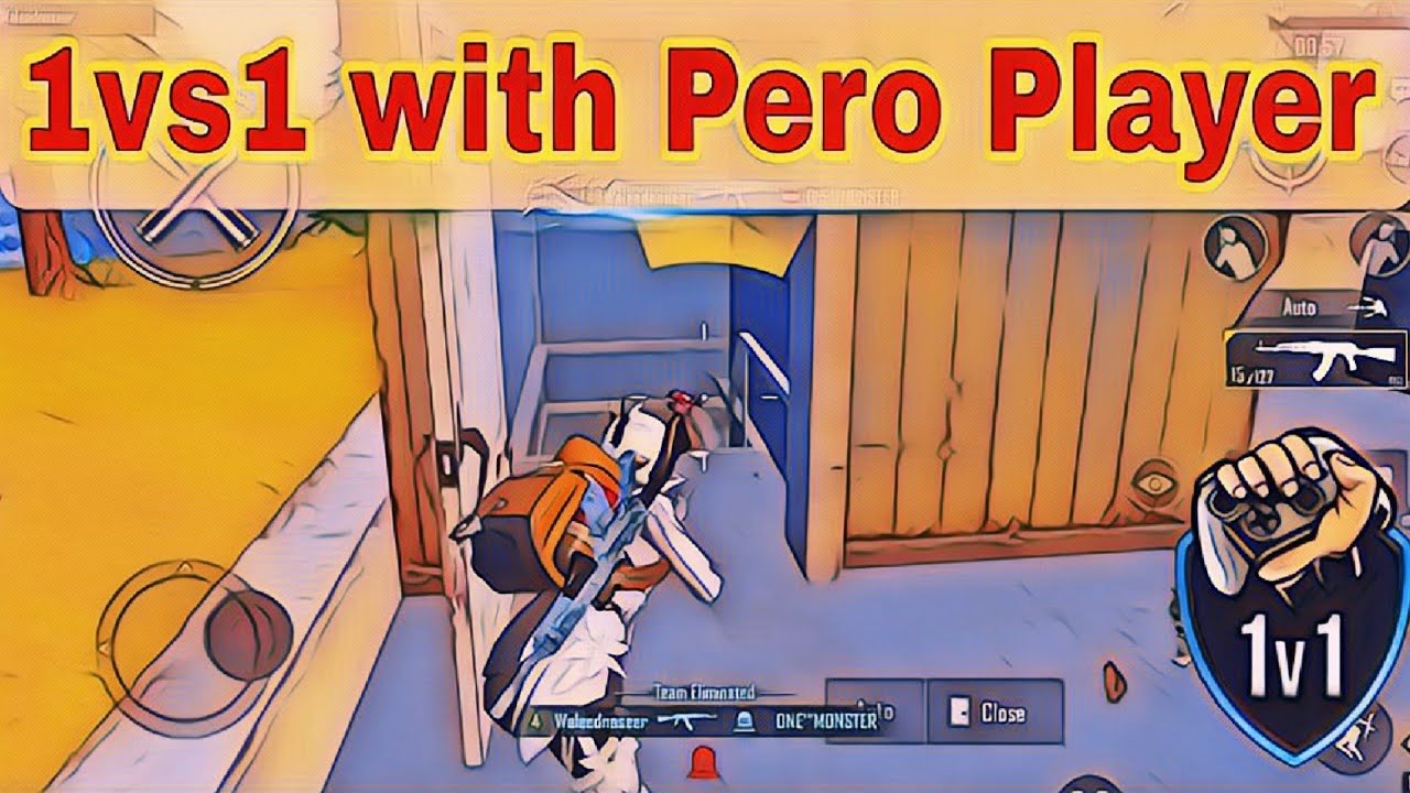 Pubg Mobile 1vs1 with Pero Player. Killing Pero Player with 1HP health ...