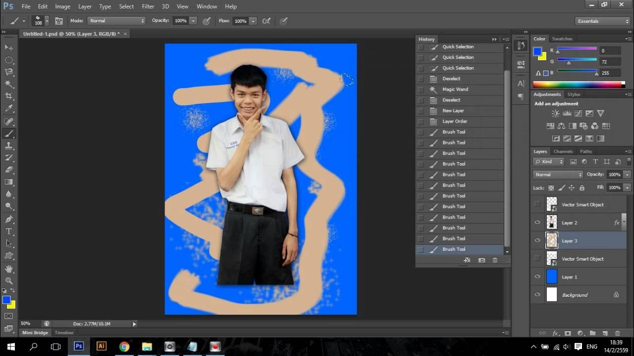 แนะนำเครื่องมือต่างๆ - Photoshop CS6 - YouTube