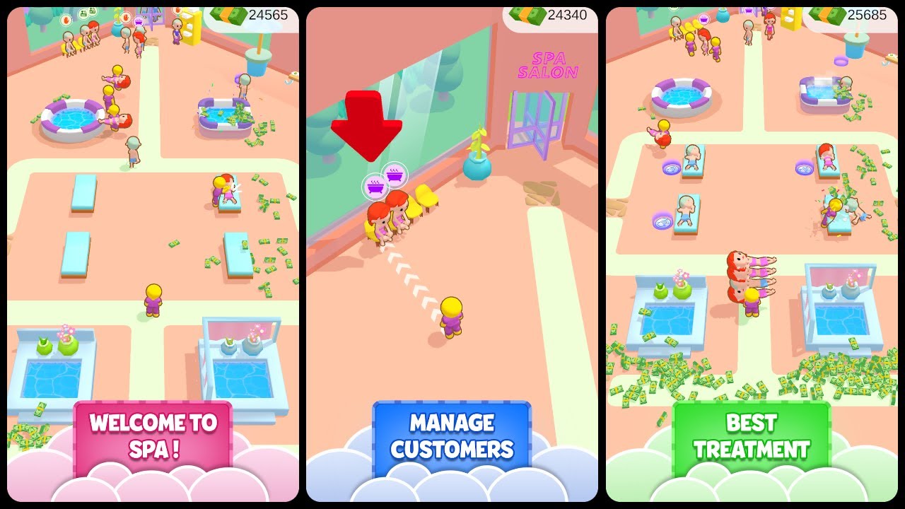 Splashy Spa Games Gameplay Android Mobile - YouTube