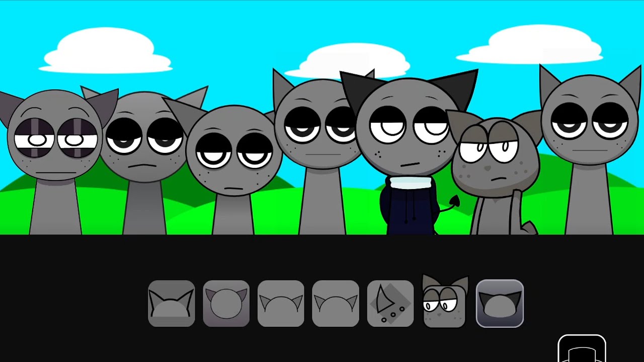 Every Gray Singing Together (Retake, Scrunkly, ParaSprunki, Sprunksters ...