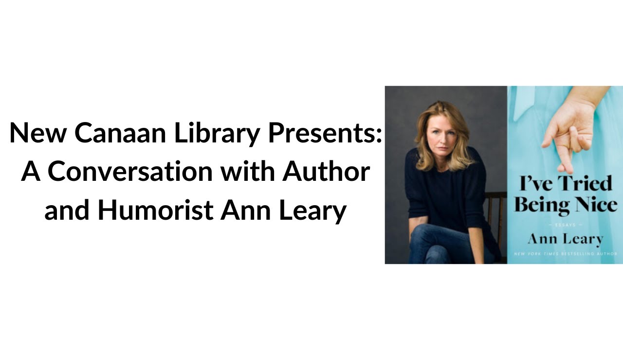 New Canaan Library Presents: A Conversation with Author and Humorist ...