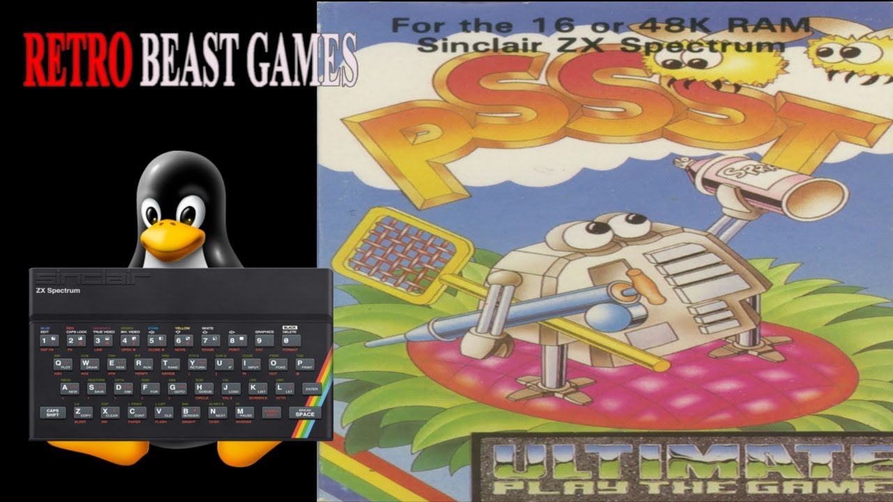 Pssst : ZX Spectrum 48k (Game Play And Nostalgia) - YouTube