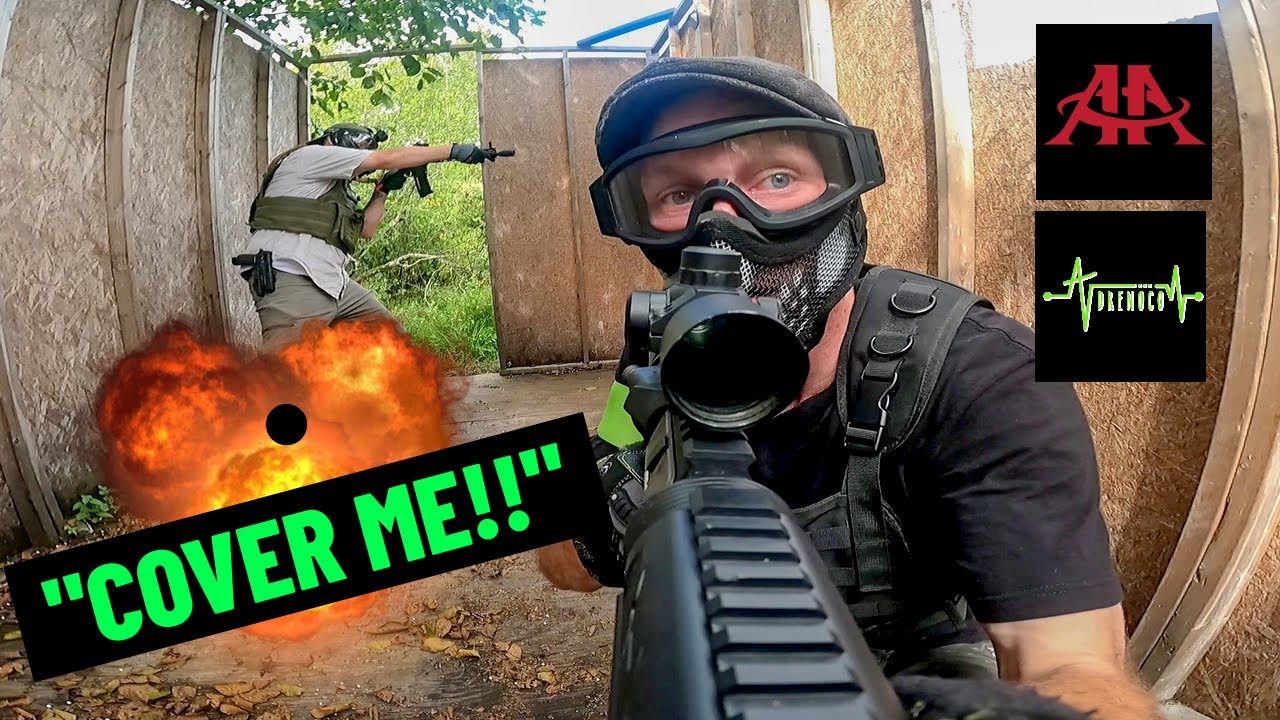 Adrenoco does AIRSOFT?!?!? Advanced Action Sports - YouTube