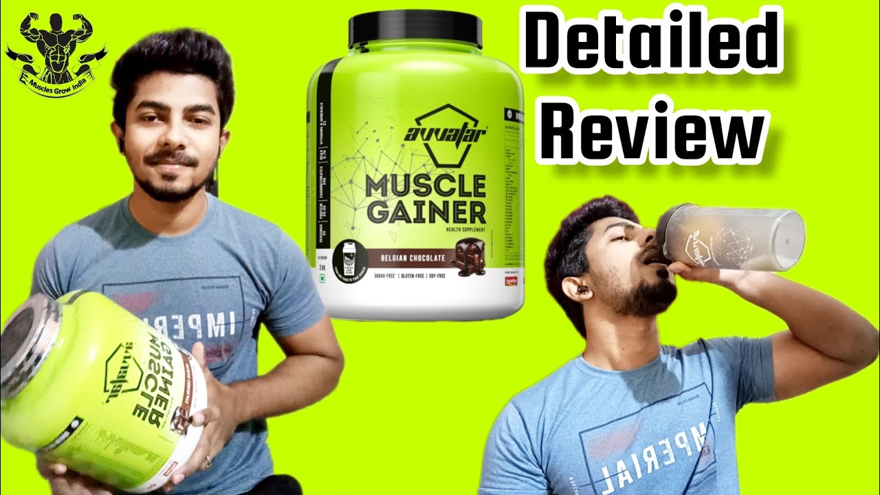 Avvatar Muscle Gainer Detailed Review || Honest Review || Muscles Grow India @AvvatarIndia - YouTube