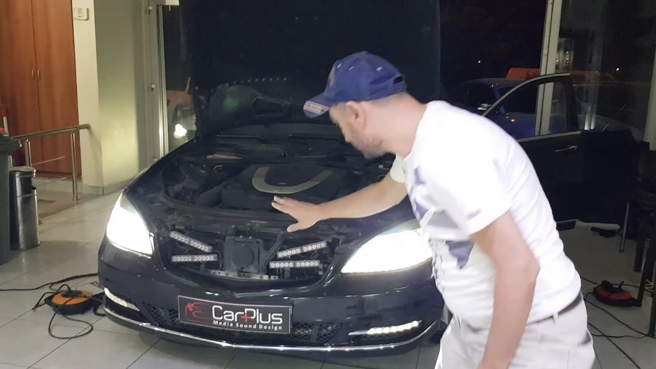 W221 Headlight Retrofit - YouTube