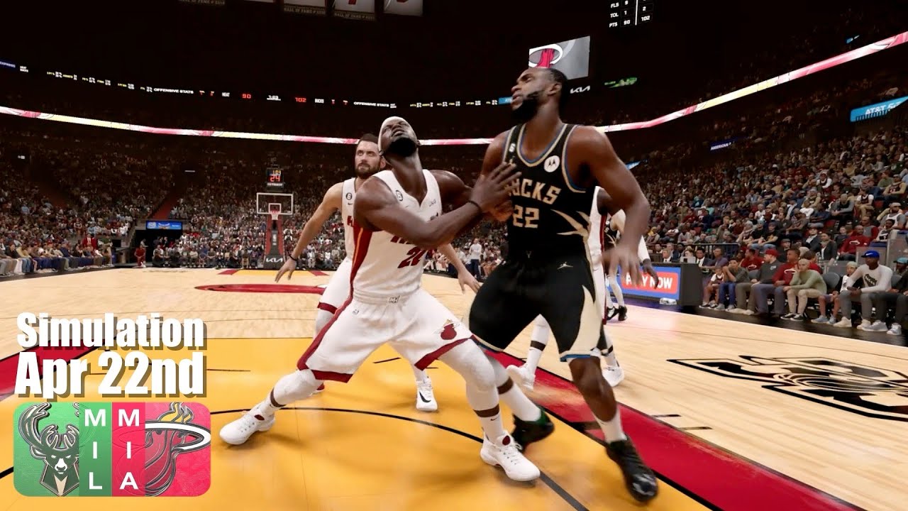 【NBA】Milwaukee Bucks vs Miami Heat｜Game 3 - West 1st RD, Apr 22nd ...