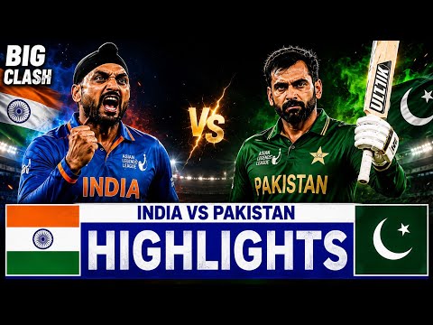 Pakistan Panthers Vs Indian Royals Match Highlights Asia Legend League 2026 |  Pak Vs Ind