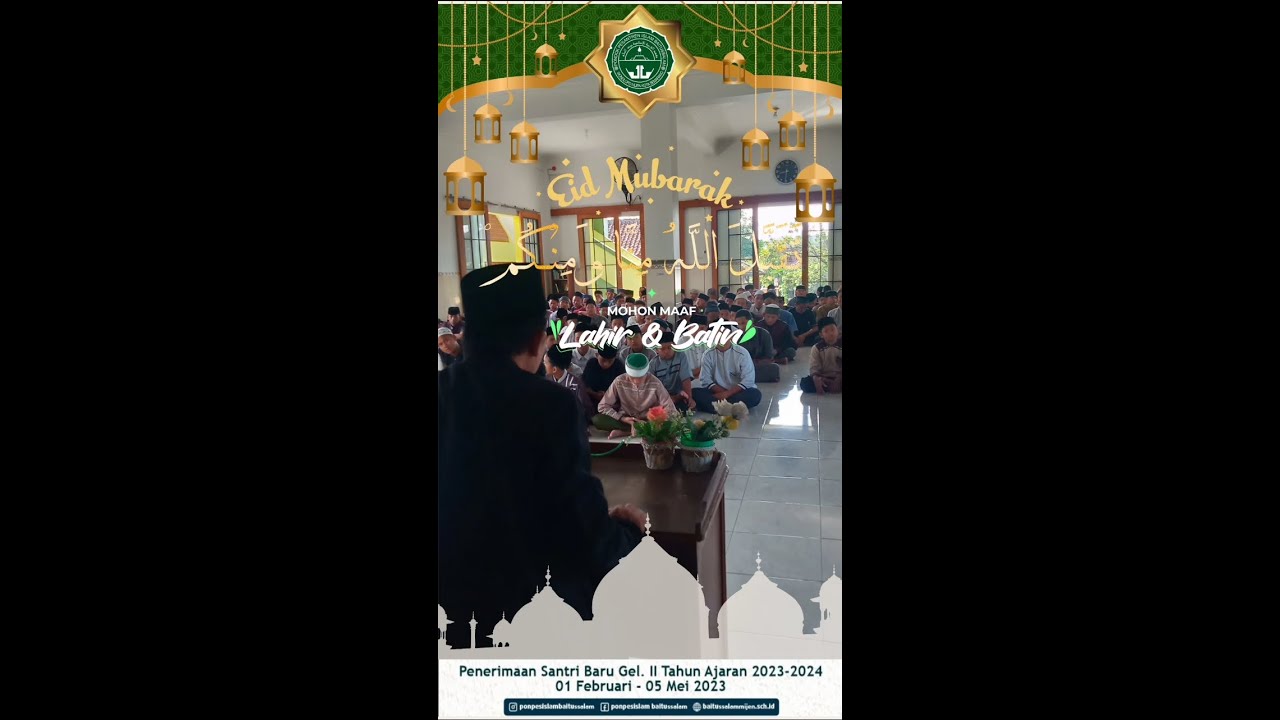 Pondok Pesantren Islam Baitussalam | Halal Bihalal 1444 H - YouTube