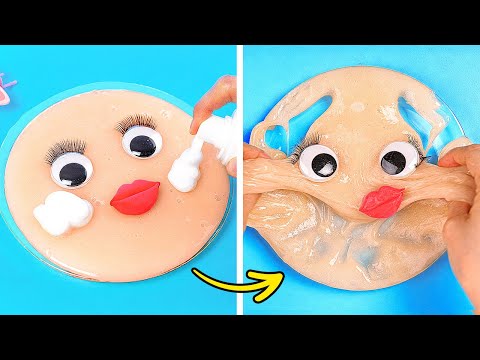[ASMR] 🎧 Slime & Squishy Crafts 💖 Relaxing DIY Fidgets