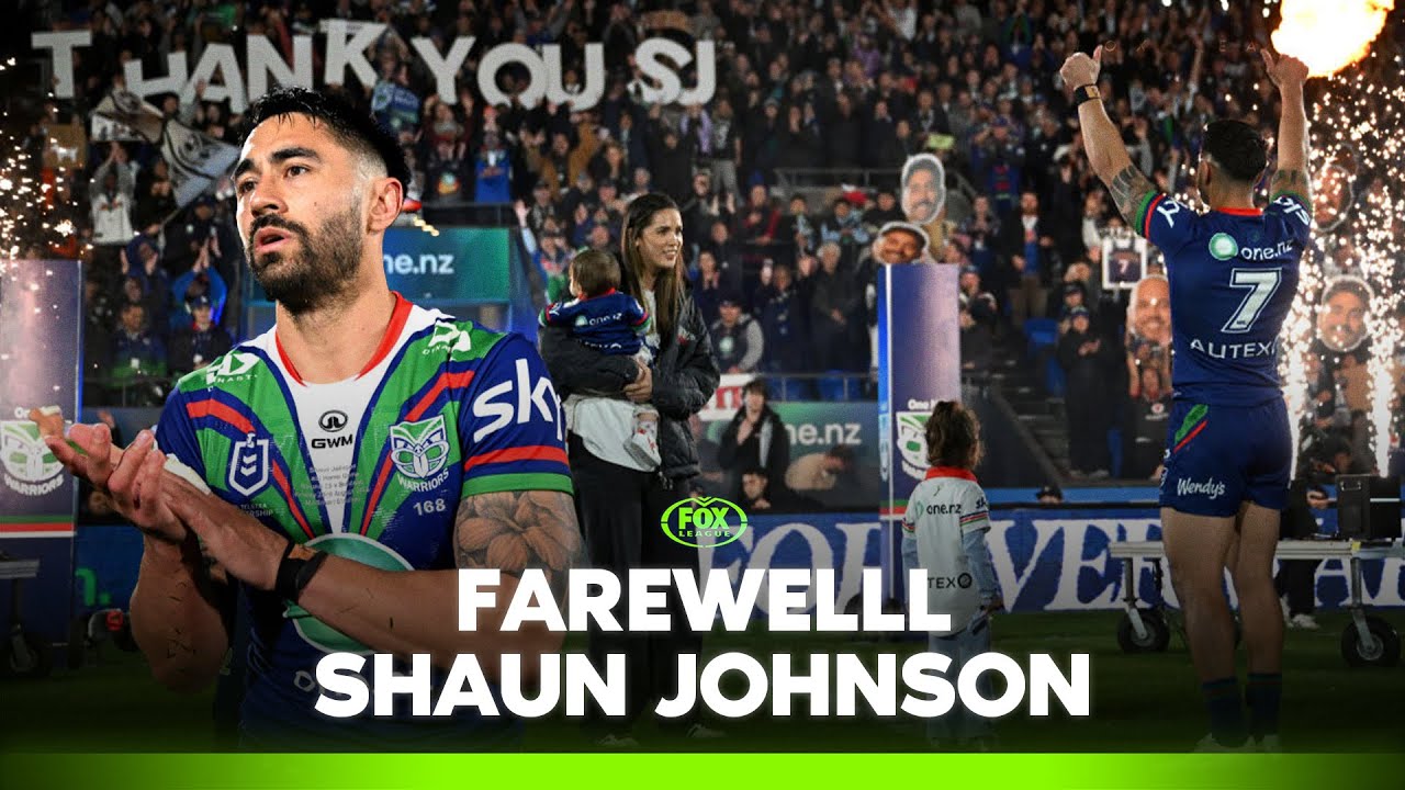 Emotion packed Warriors home farewell for Shaun Johnson | Fox League ...