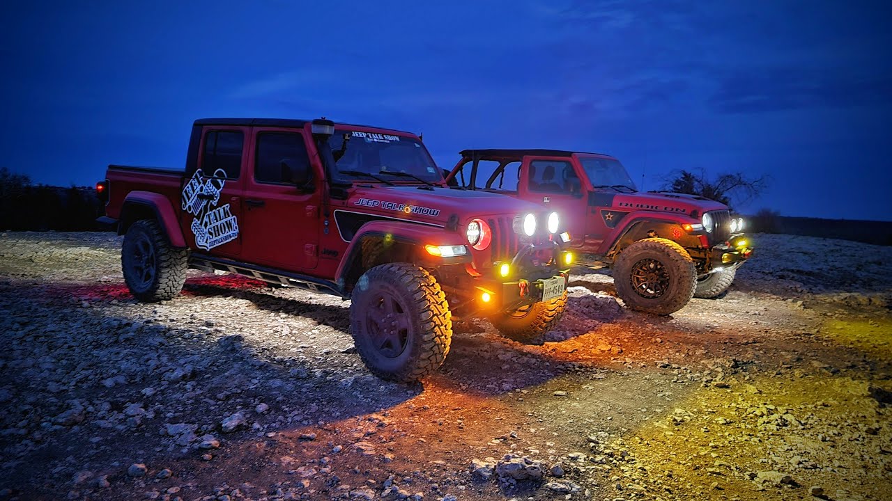 Hidden Falls Night Wheeling with The Jeep Talk Show - YouTube