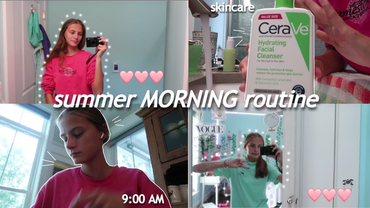 SUMMER MORNING ROUTINE - YouTube